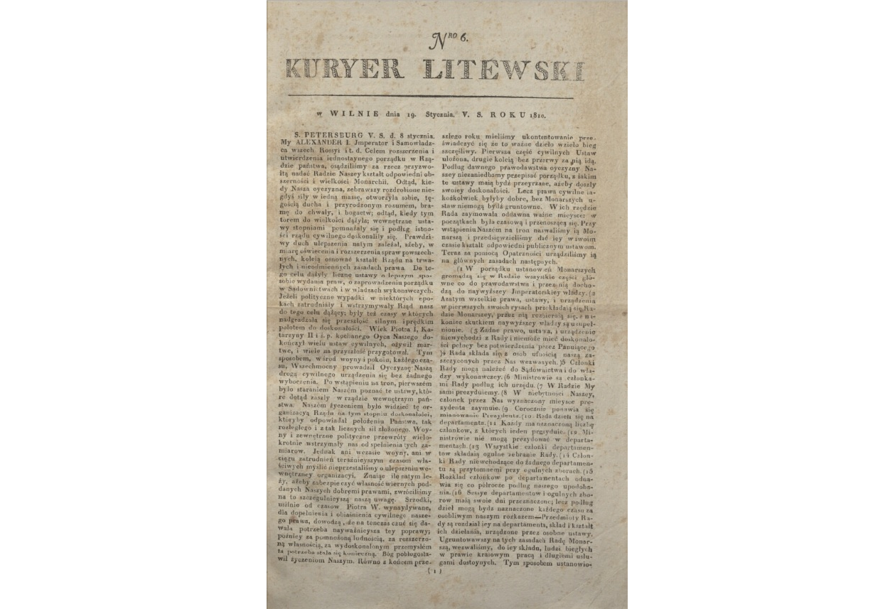 „Kuryer Litewski“ - Visuotinė lietuvių enciklopedija