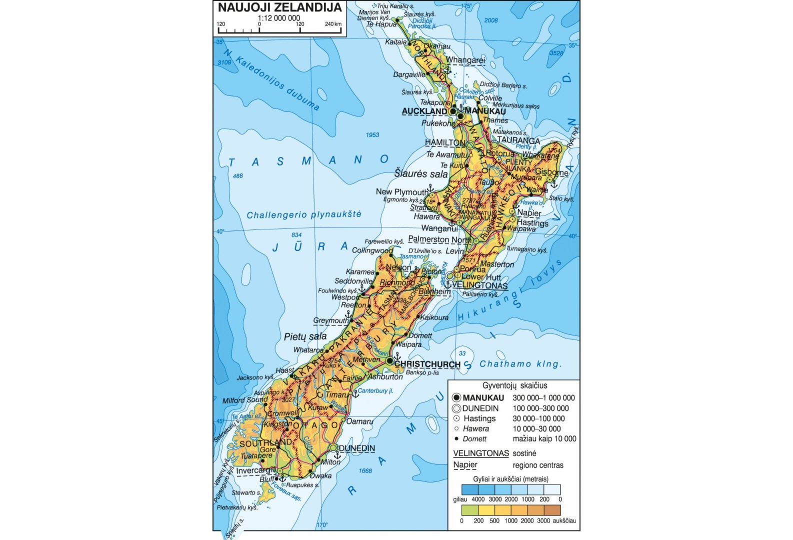 Naujosios Zelandijos gamta - Visuotinė lietuvių enciklopedija