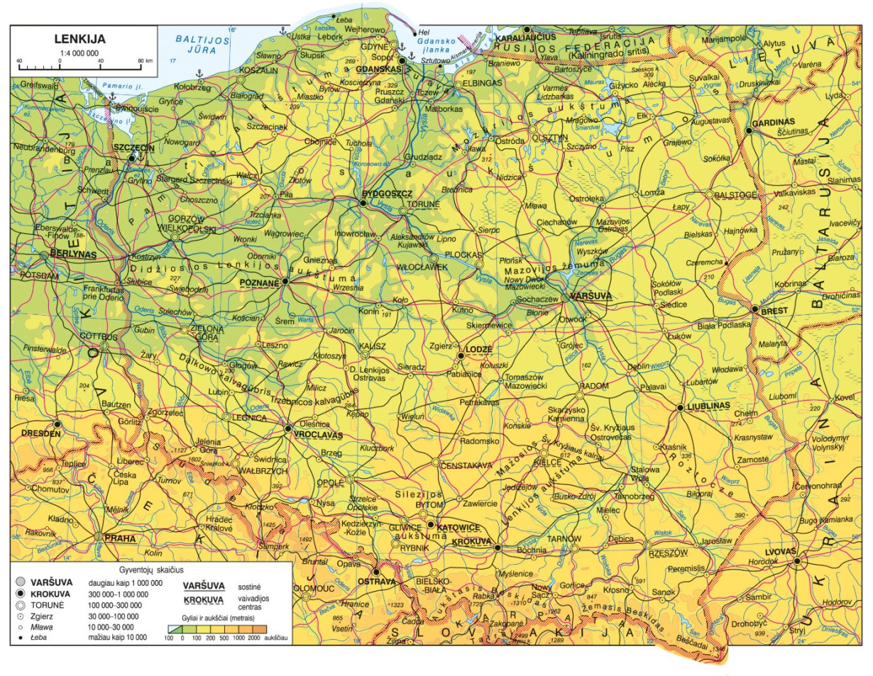 Lenkijos gamta - Visuotinė lietuvių enciklopedija