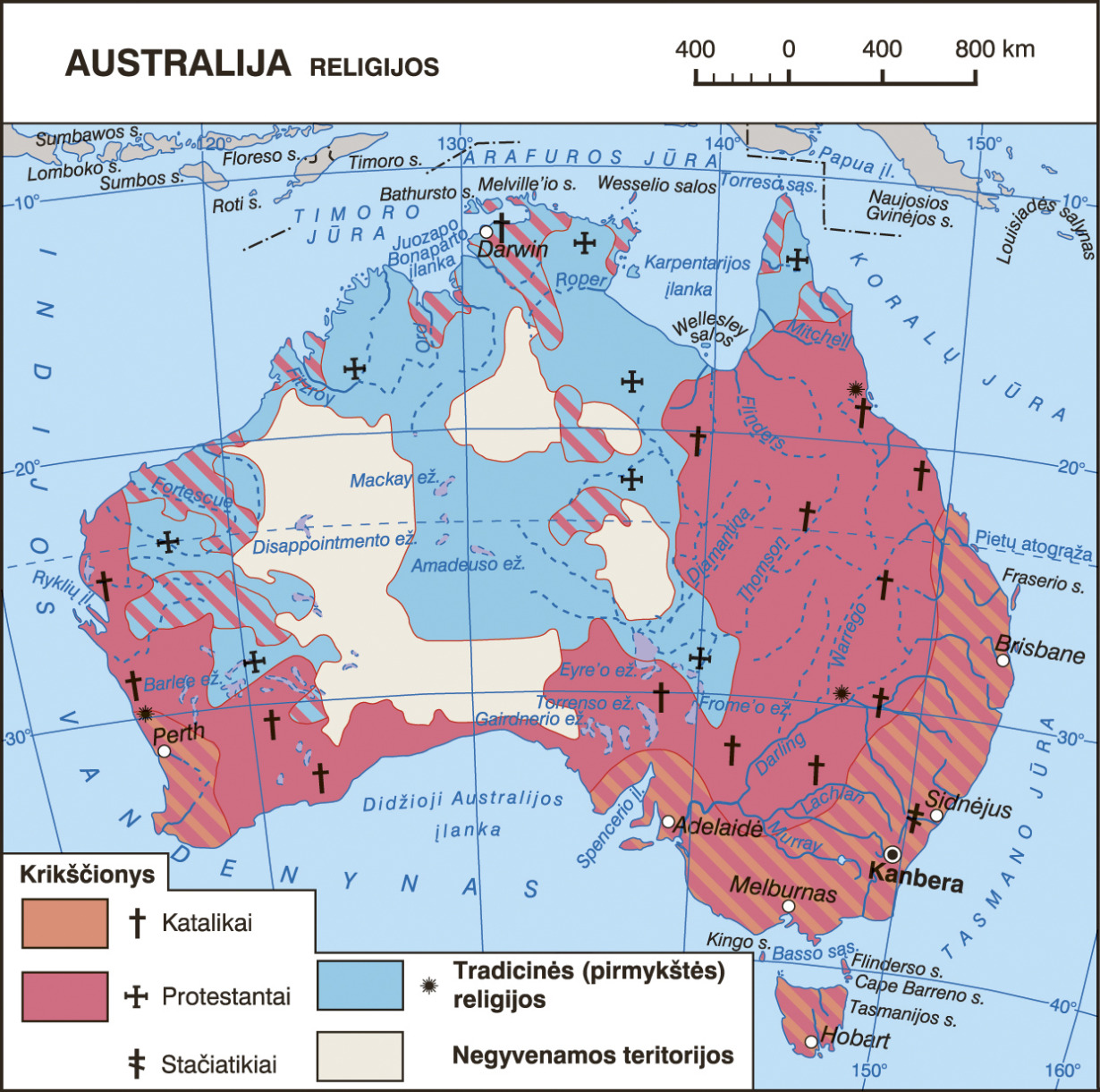 Australijos religijos - Visuotinė lietuvių enciklopedija