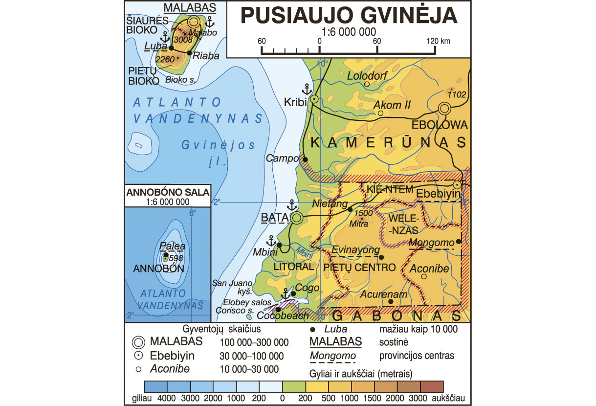 Pusiaujo Gvinėjos gamta - Visuotinė lietuvių enciklopedija
