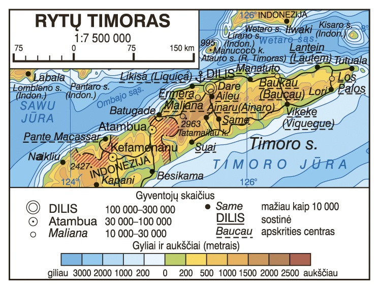 Rytų Timoro gamta - Visuotinė lietuvių enciklopedija