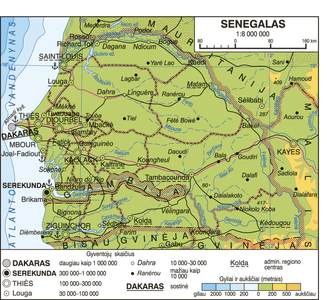 Senegalo gamta - Visuotinė lietuvių enciklopedija