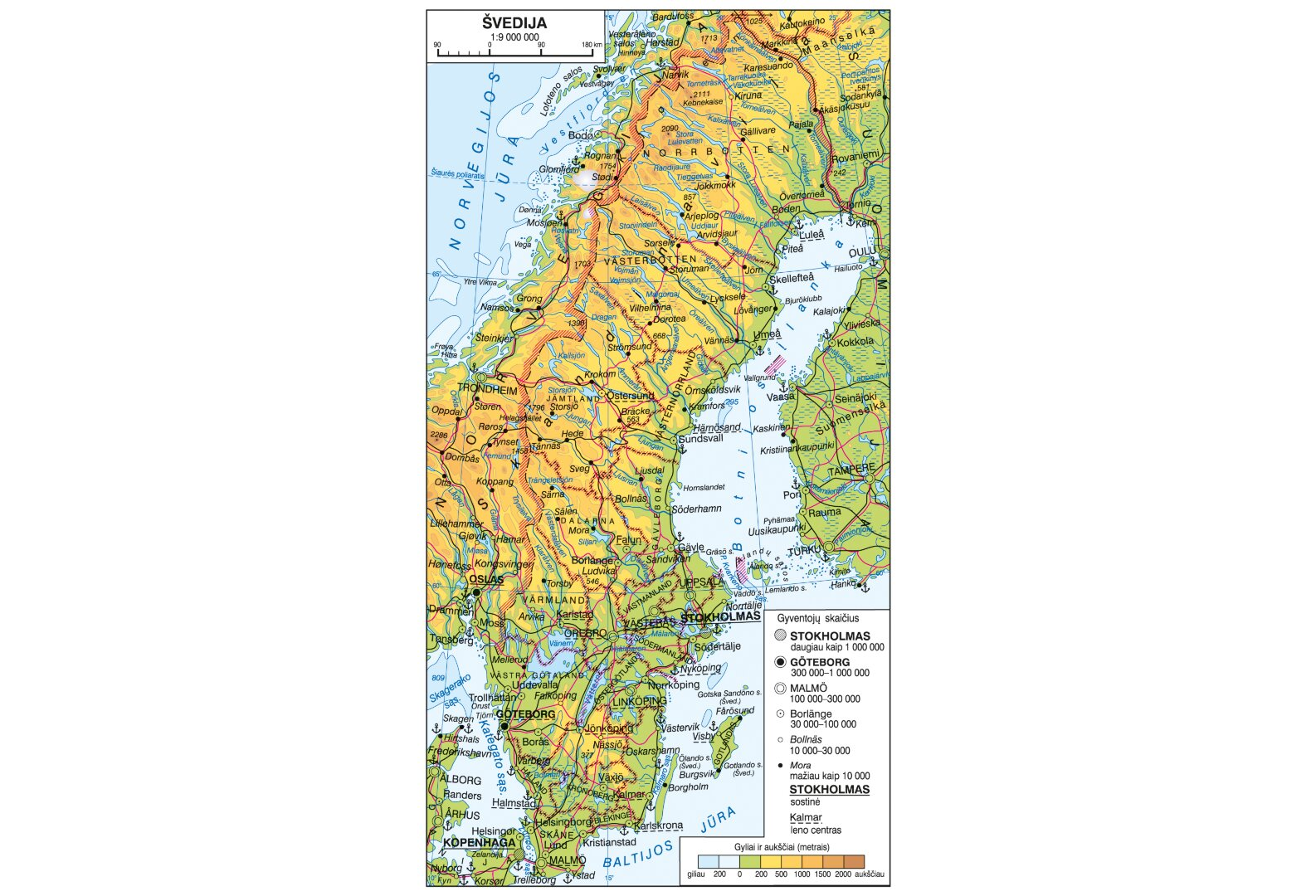 Švedijos gamta - Visuotinė lietuvių enciklopedija