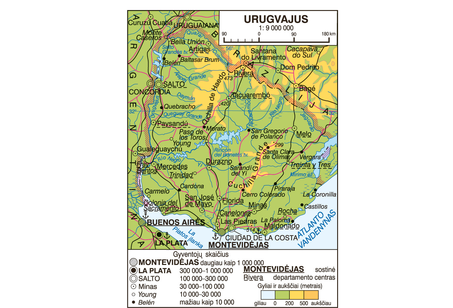 Urugvajaus gamta - Visuotinė lietuvių enciklopedija