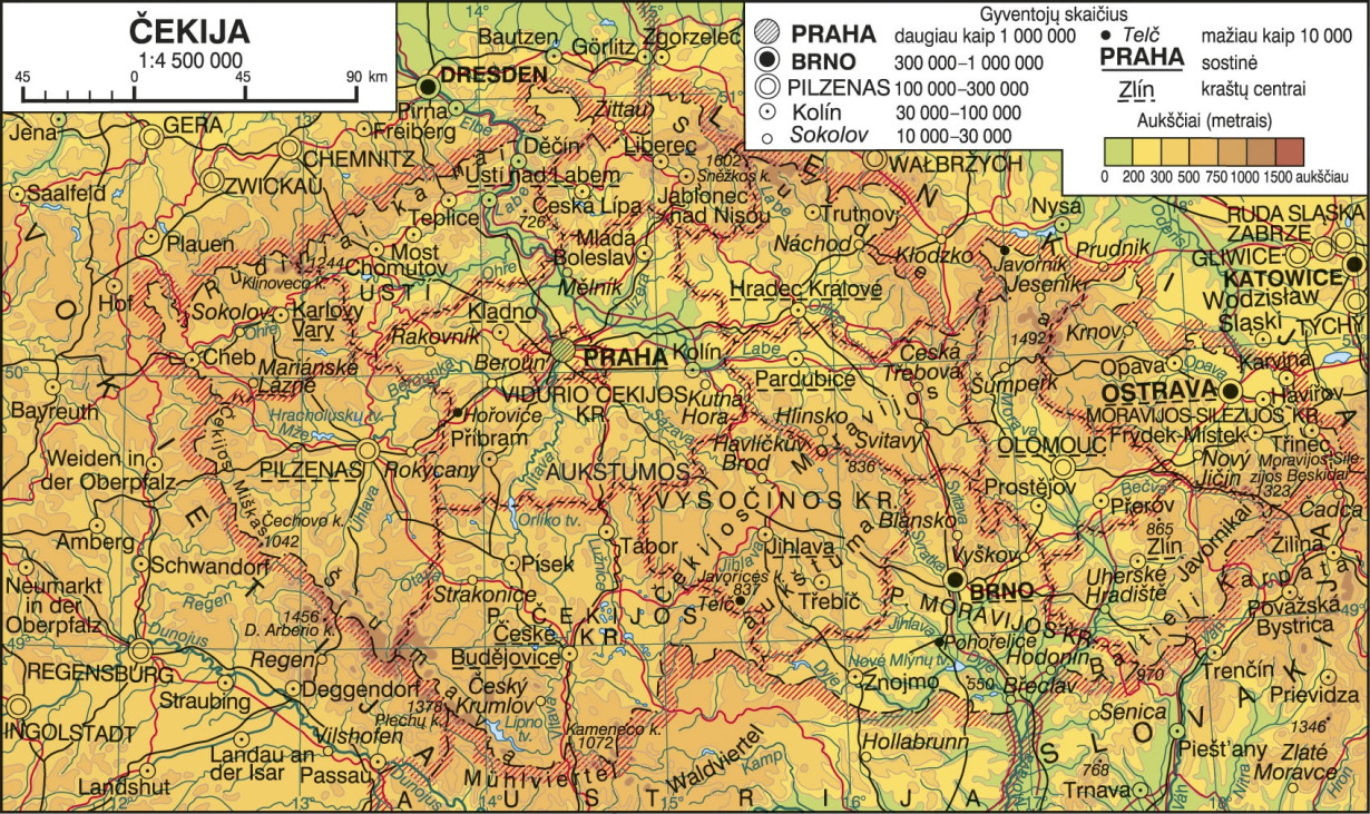 Čekijos gamta - Visuotinė lietuvių enciklopedija