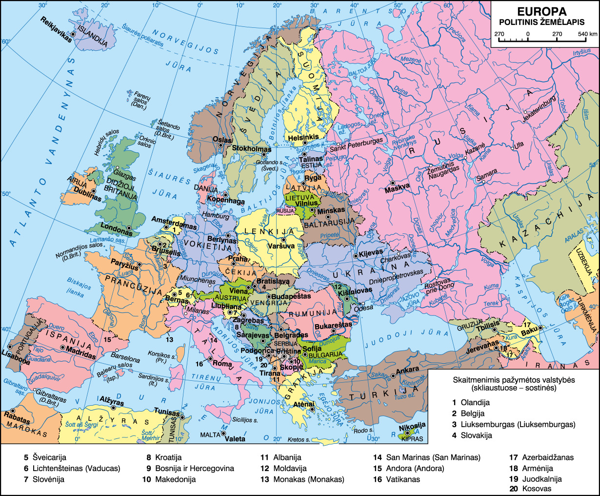 Europos valstybės - Visuotinė lietuvių enciklopedija