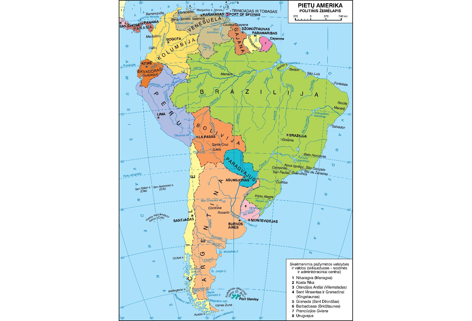 Pietų Amerikos valstybės - Visuotinė lietuvių enciklopedija