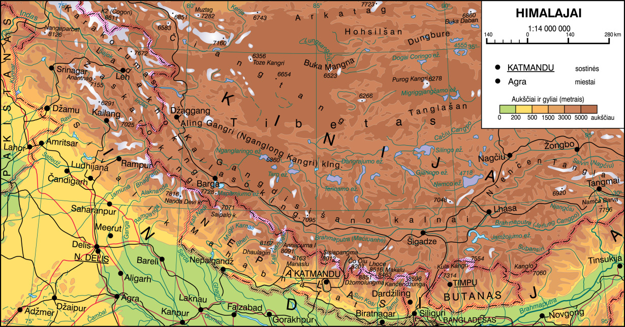 Himalajai - Visuotinė lietuvių enciklopedija
