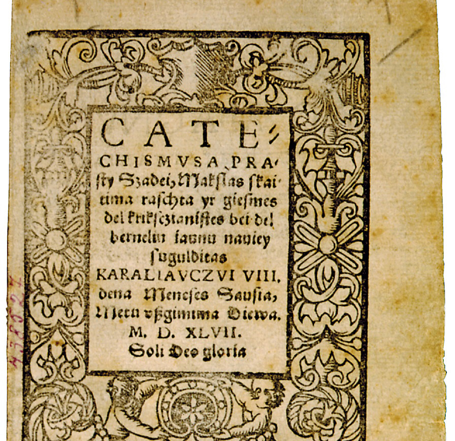 katekizmas - Visuotinė lietuvių enciklopedija