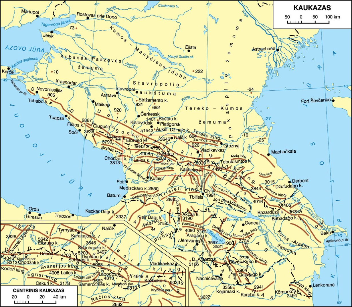 Kaukazas - Visuotinė lietuvių enciklopedija