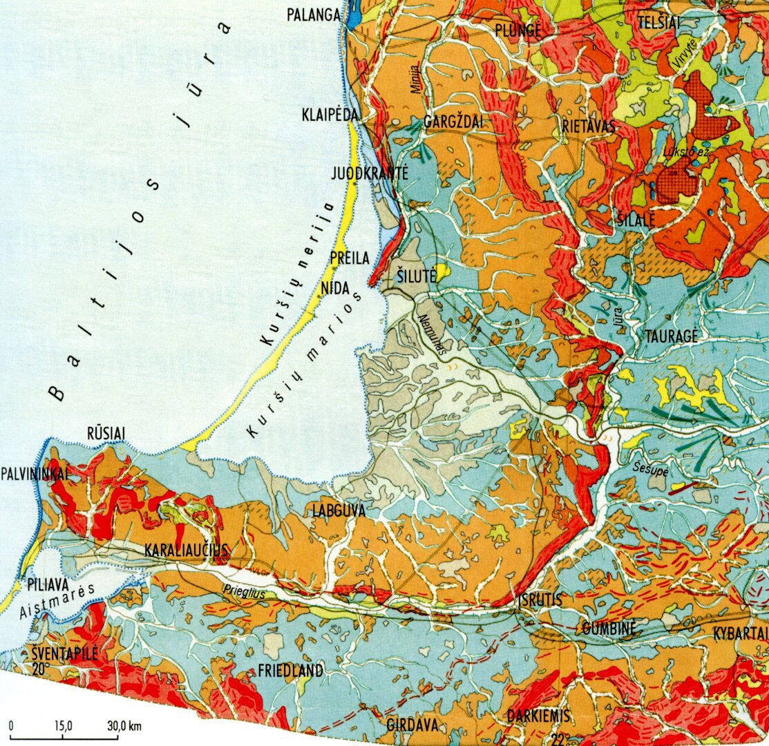 geomorfologiniai žemėlapiai - Visuotinė lietuvių enciklopedija