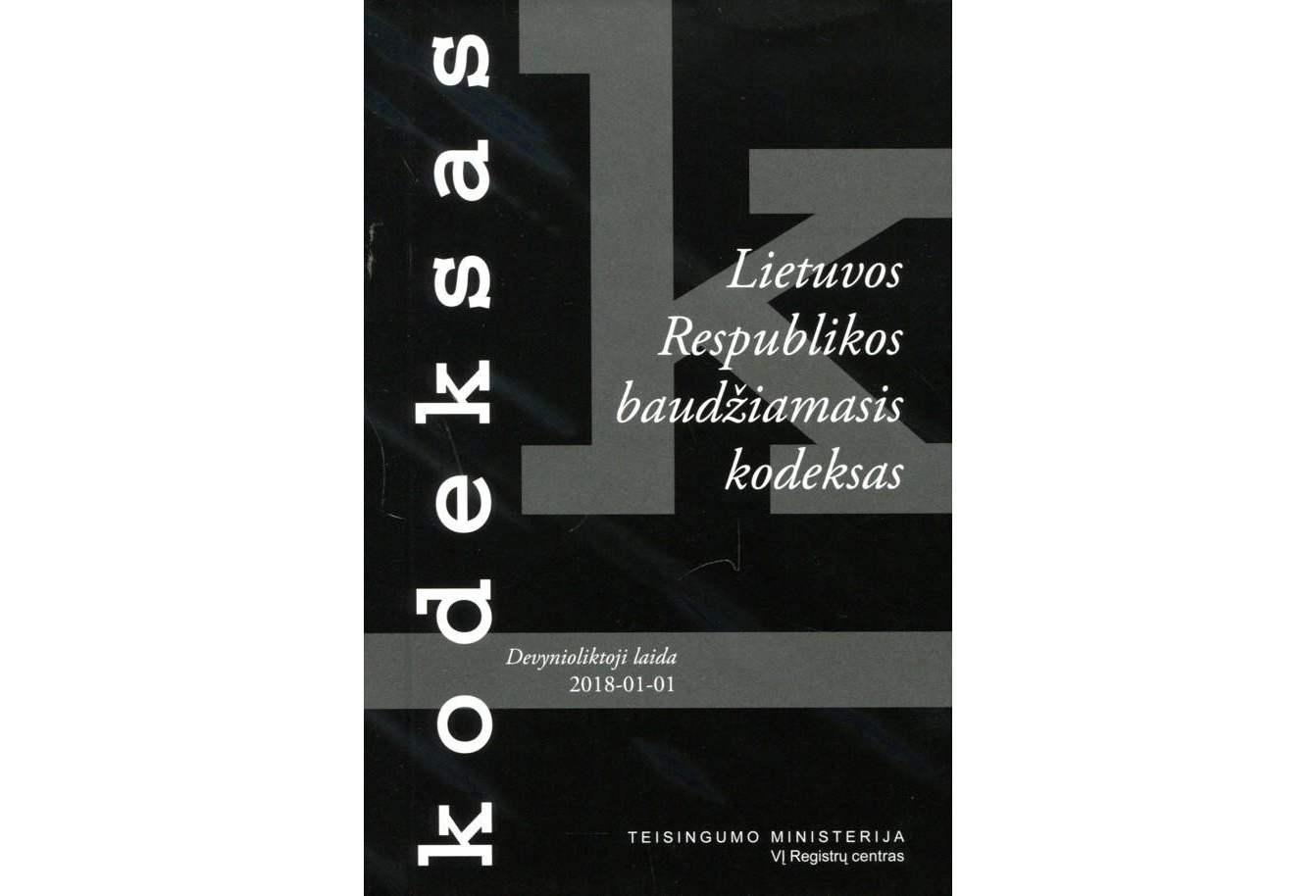 baudžiamasis kodeksas - Visuotinė lietuvių enciklopedija